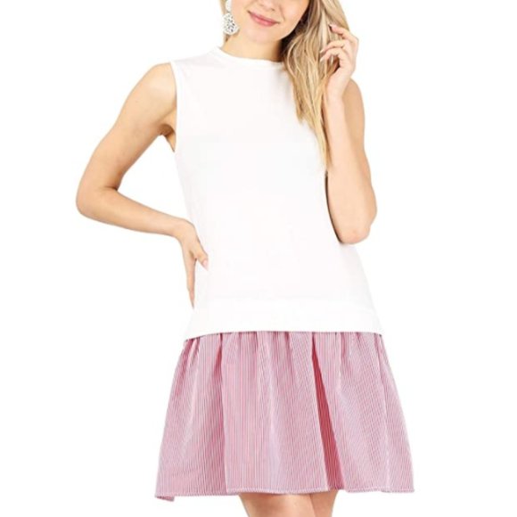 Dresses | Nwt French Terry Layered Look Summer Sundress | Poshmark